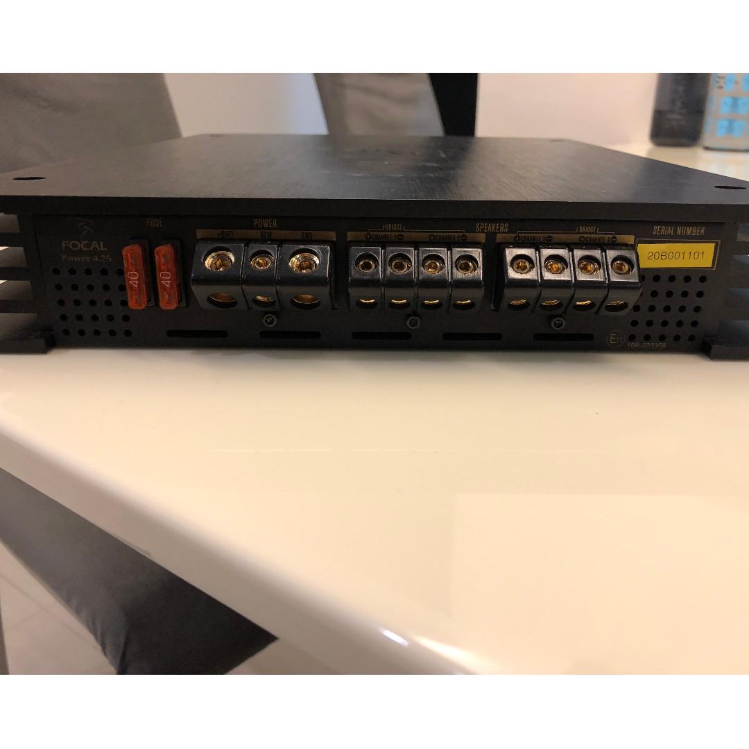 Focal FP4.75 - 4-Channel Amplifier, Car Accessories, Accessories on Carousell