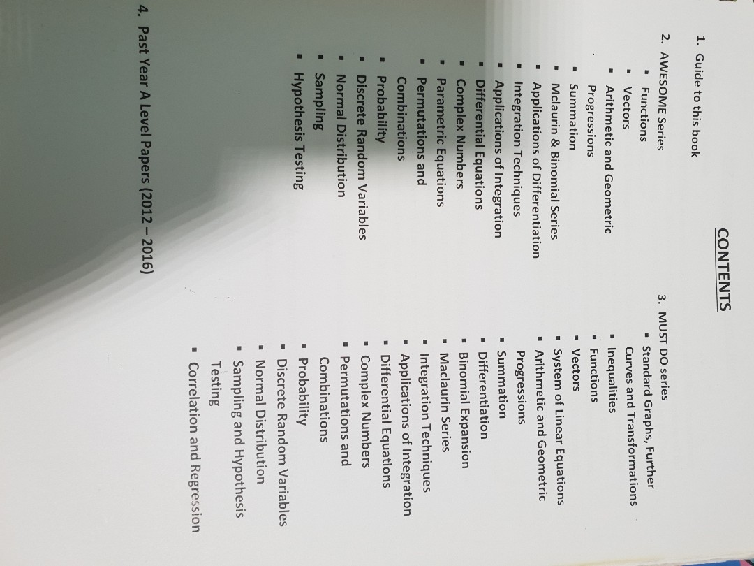 H2 Math formulas + questions JC, Hobbies & Toys, Books & Magazines ...