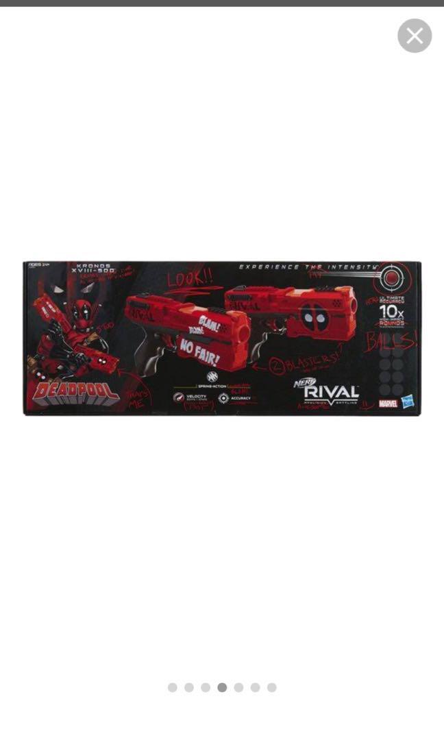 Nerf Rival Deadpool Kronos XVIII-500 Dual Pack, Hobbies & Toys, Toys ...