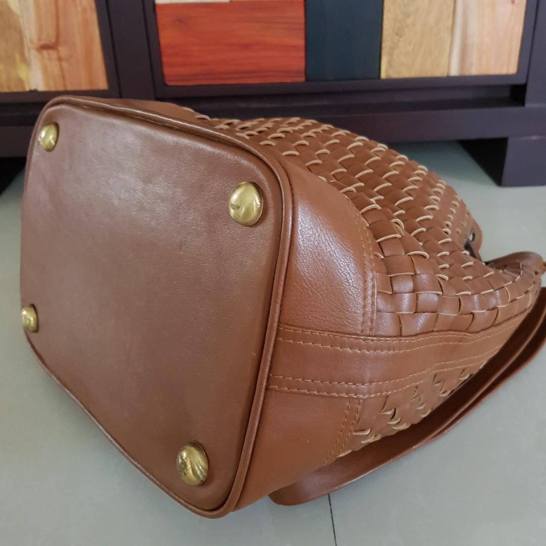 Vedasto Leather Bucket bag, Luxury, Bags & Wallets on Carousell