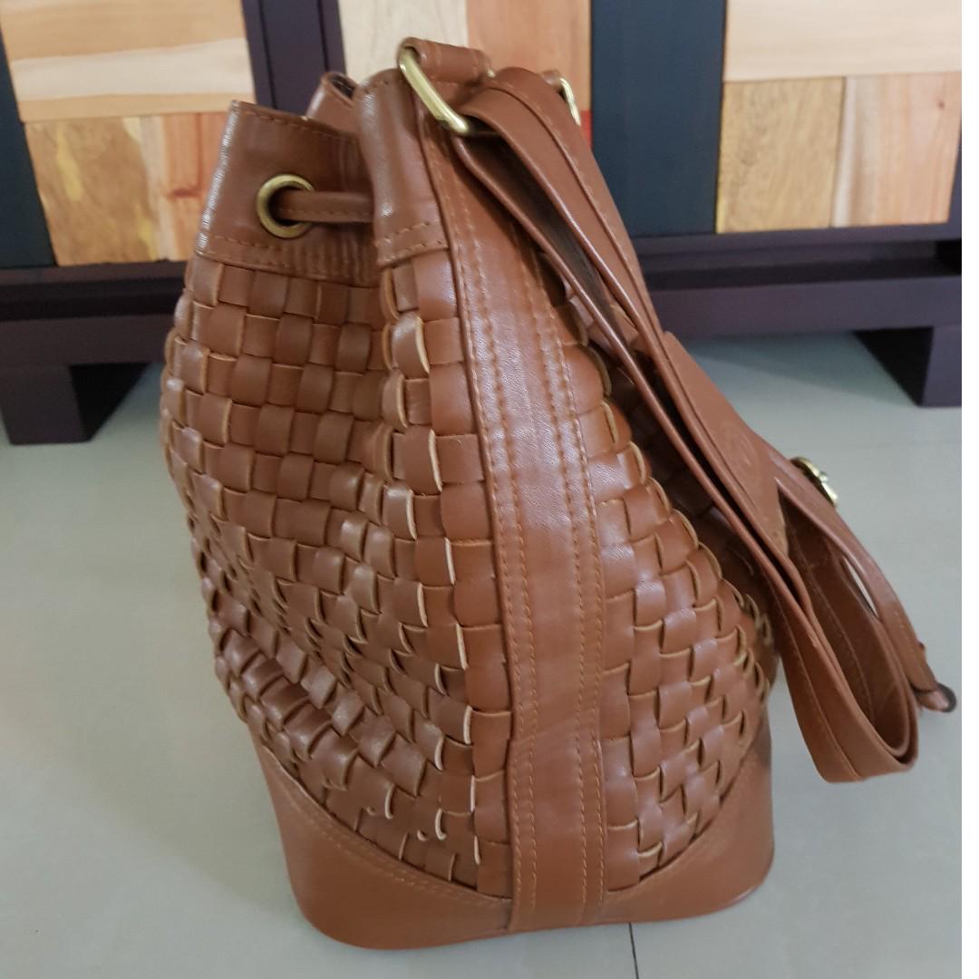 Vedasto Leather Bucket bag, Luxury, Bags & Wallets on Carousell