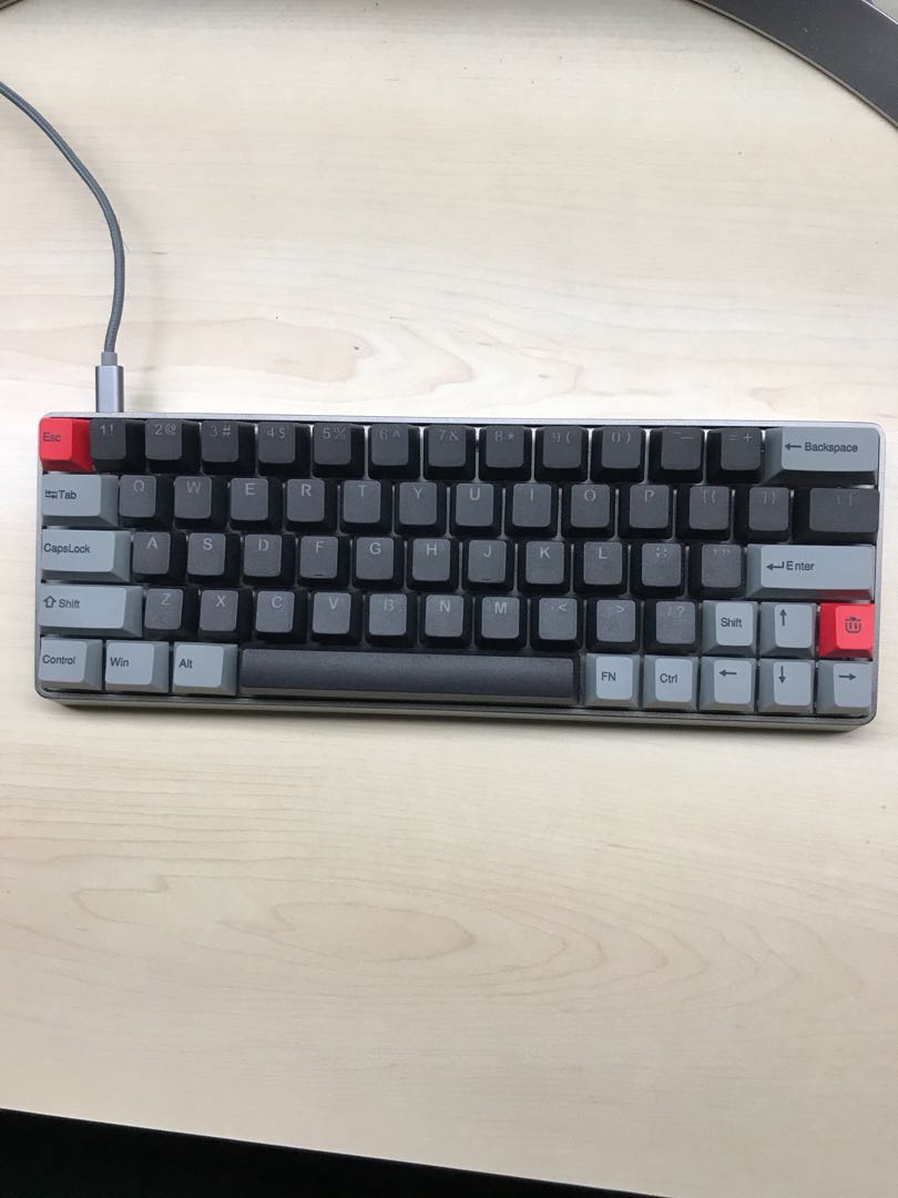 GK64 keyboard brown switches, Computers & Tech, Parts & Accessories ...