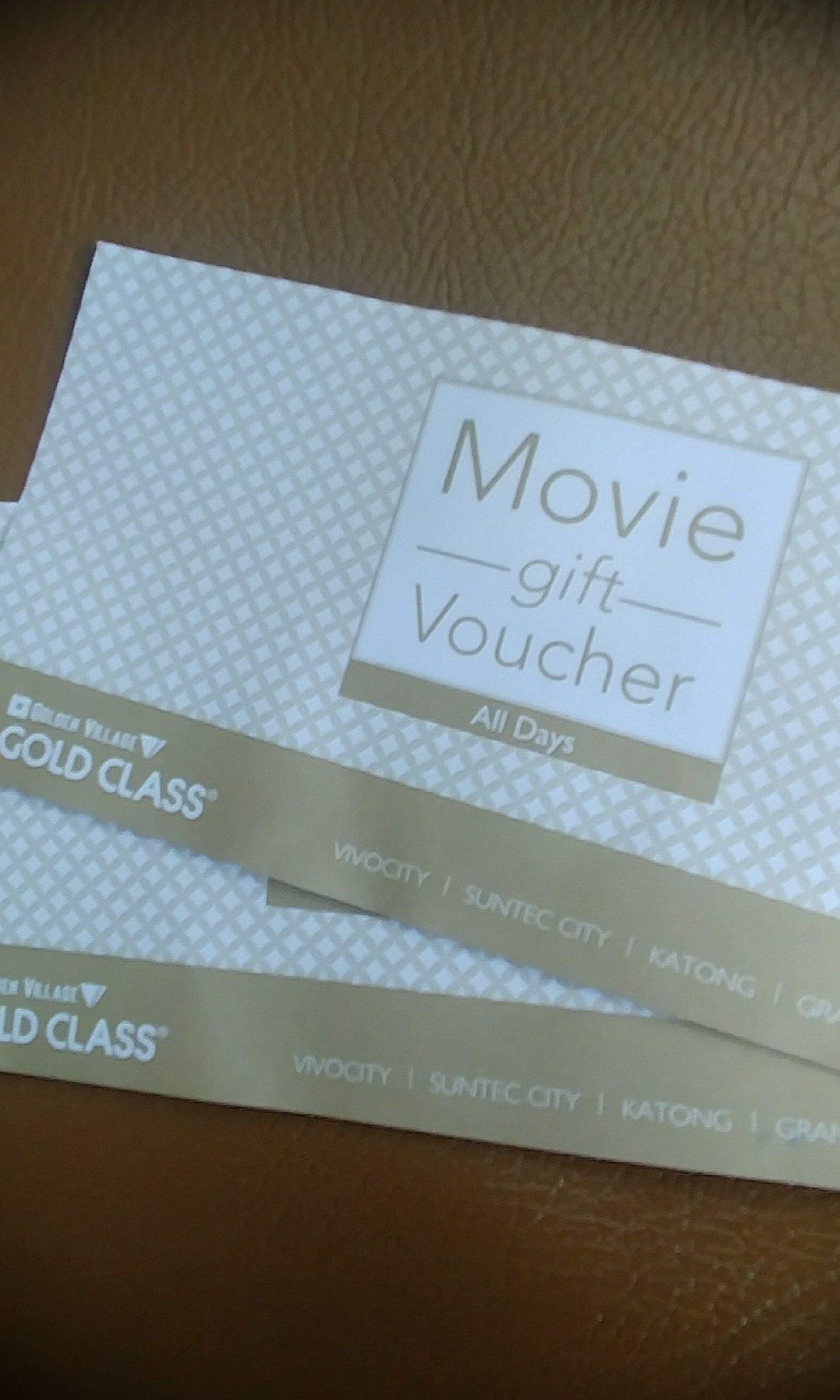 GV Gold Class Voucher, Tickets & Vouchers, Vouchers on Carousell