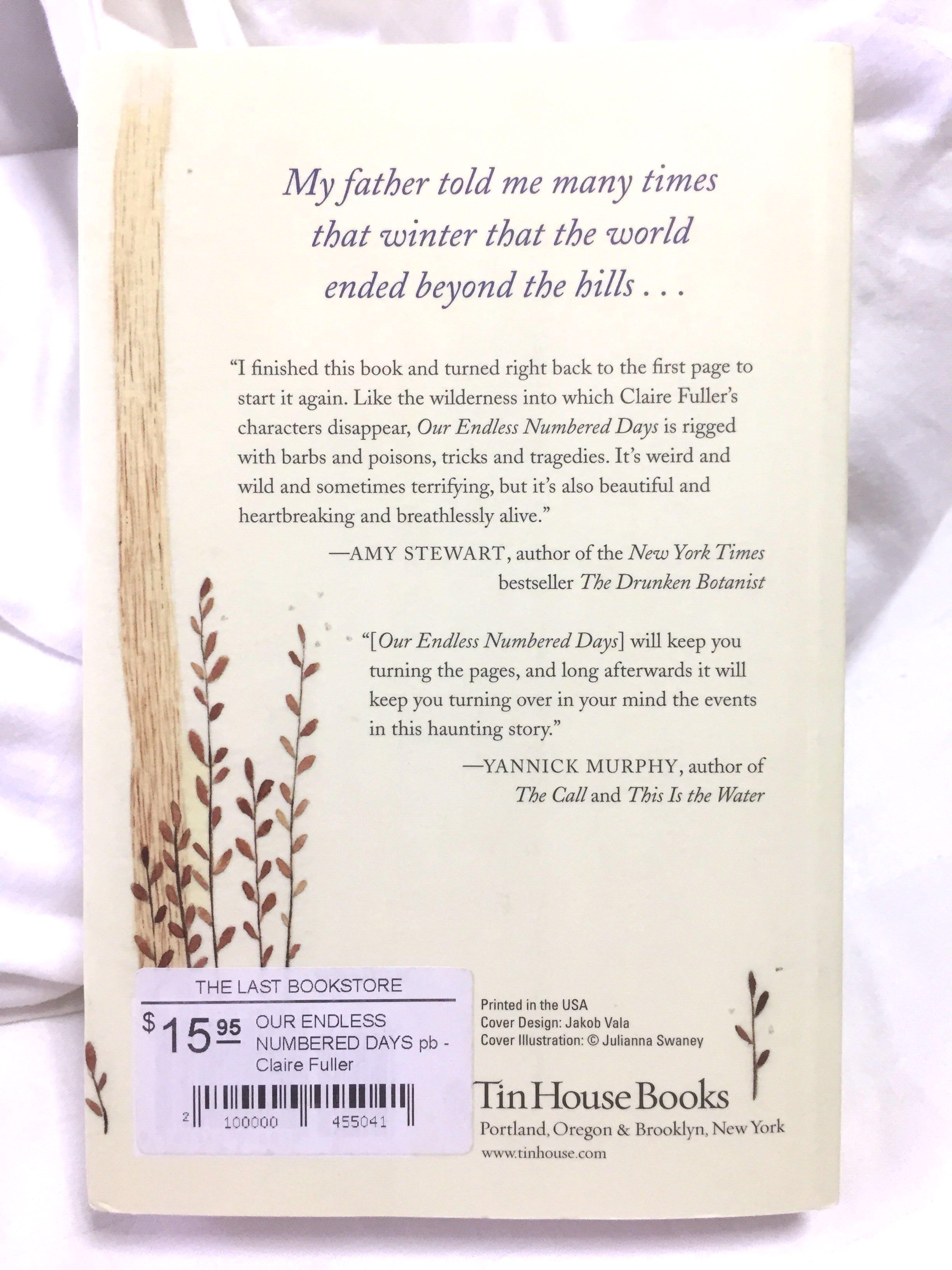 Our Endless Numbered Days-Claire Fuller, Hobbies & Toys, Books ...