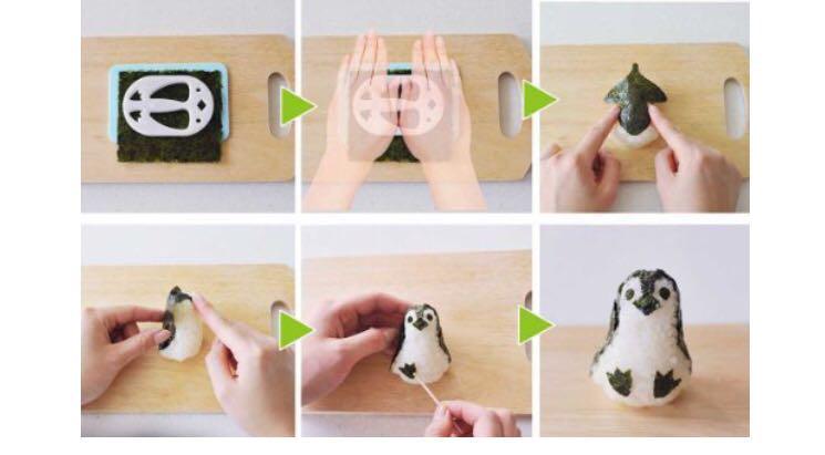 Penguin Rice Ball Sushi Bento Mold, TV & Home Appliances, Kitchen ...