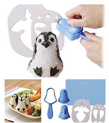 Penguin Rice Ball Sushi Bento Mold, TV & Home Appliances, Kitchen ...