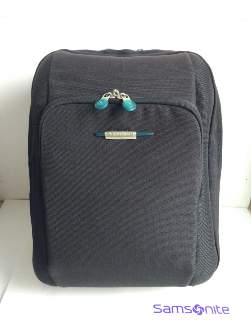 Samsonite - Backpack Black, Barang Mewah, Tas & Dompet di Carousell