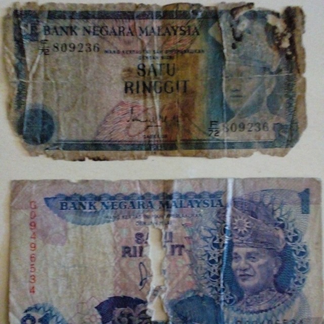 Wang Kertas Lama RM1, Hobbies & Toys, Collectibles & Memorabilia ...