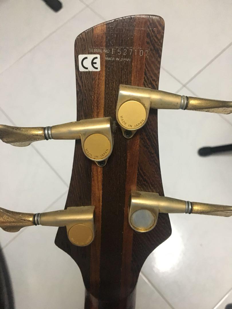 1995 Made in Japan (Fuji-gen Plant) IBANEZ Sound Gear 4 String Bass ...