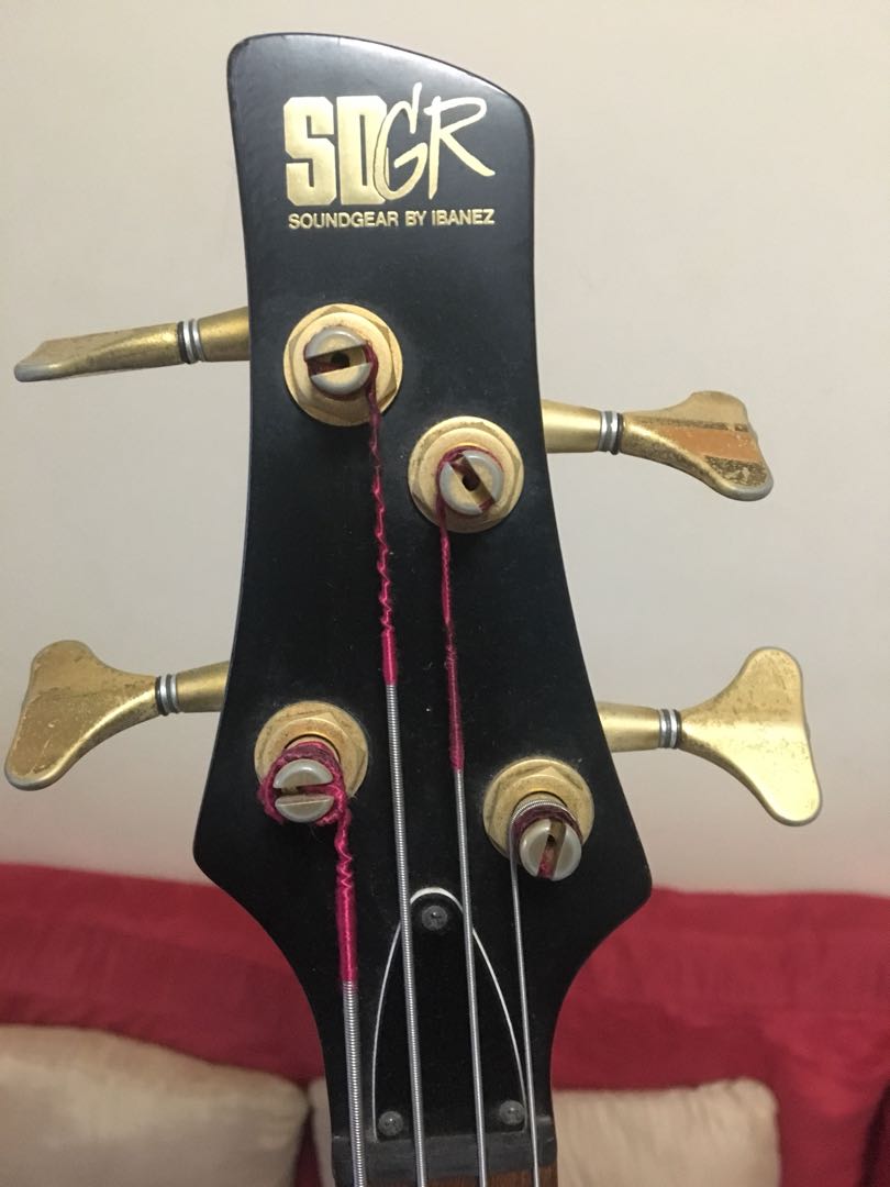 1995 Made in Japan (Fuji-gen Plant) IBANEZ Sound Gear 4 String Bass ...