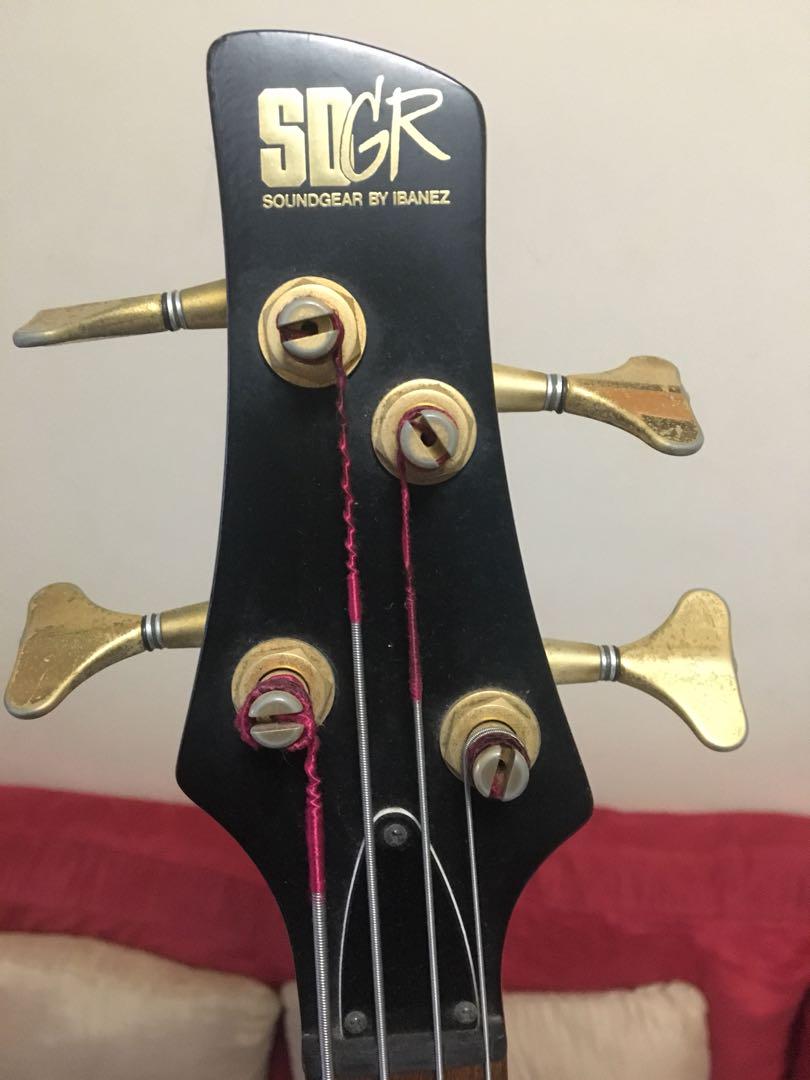 1995 Made in Japan (Fuji-gen Plant) IBANEZ Sound Gear 4 String Bass ...