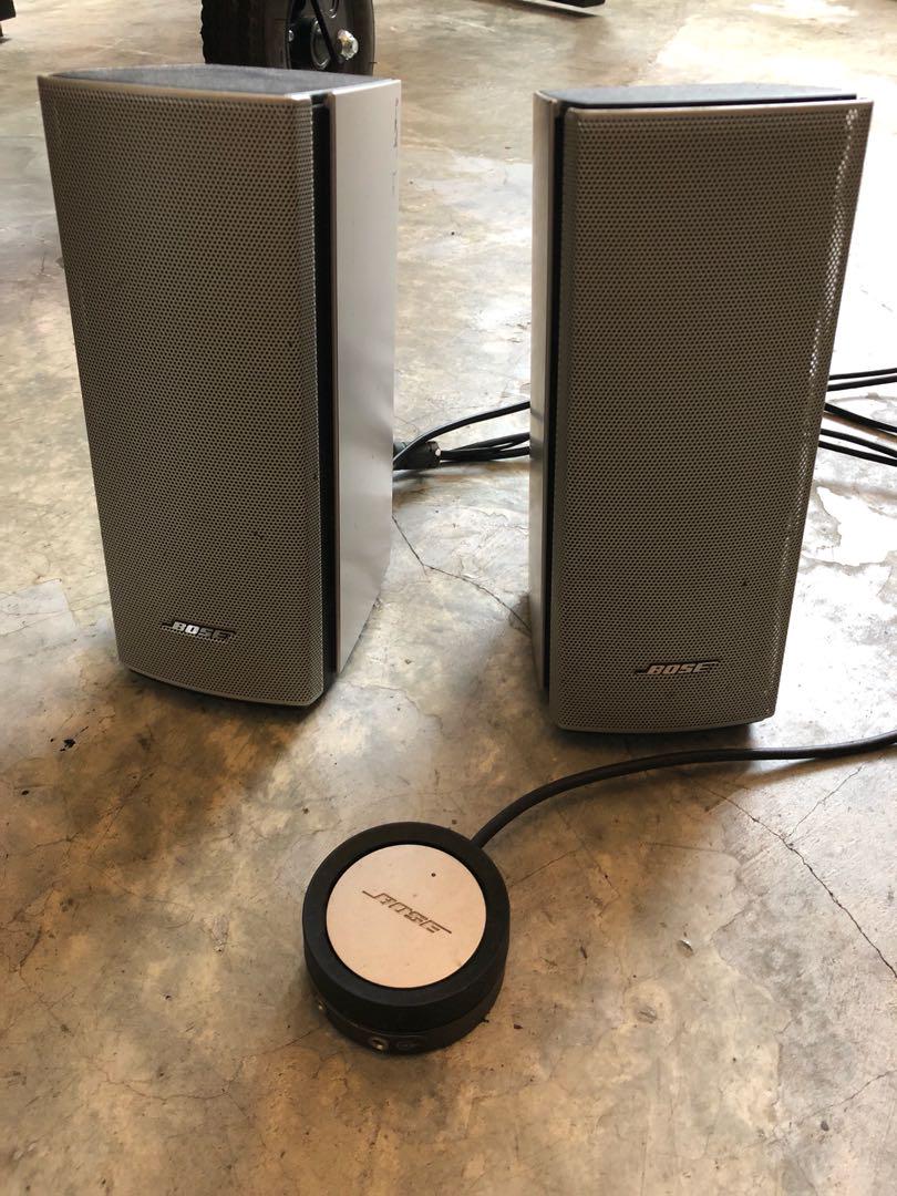 電腦喇叭 Bose computer speakers, 音響器材, Soundbar、揚聲器、藍牙喇叭、耳擴 - Carousell