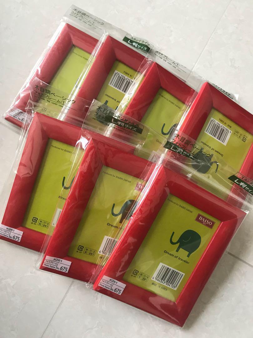 BN Daiso photo frames, Hobbies & Toys, Stationery & Craft, Craft ...