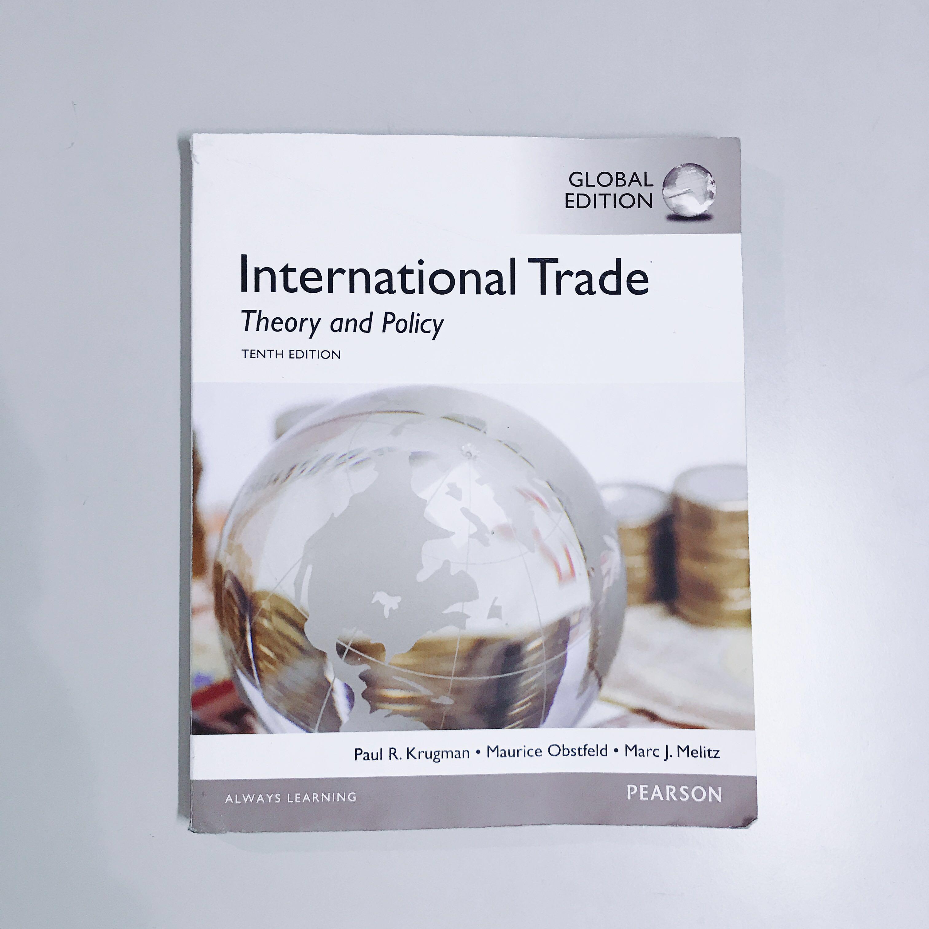 EC3342 Textbook [International Trade Theory and Policy, 10th Edition ...