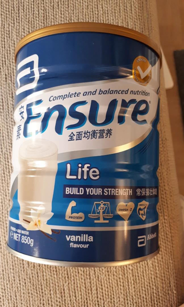 Ensure life 850 grams vanilla, Health & Nutrition, Health Supplements ...