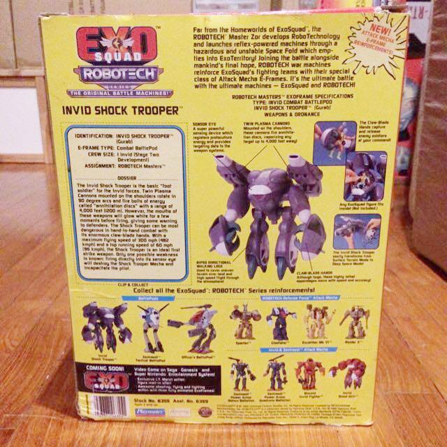 EXO SQUAD ROBOTECH INVID SHOCK TROPPER Macross Mospeada, Hobbies & Toys ...