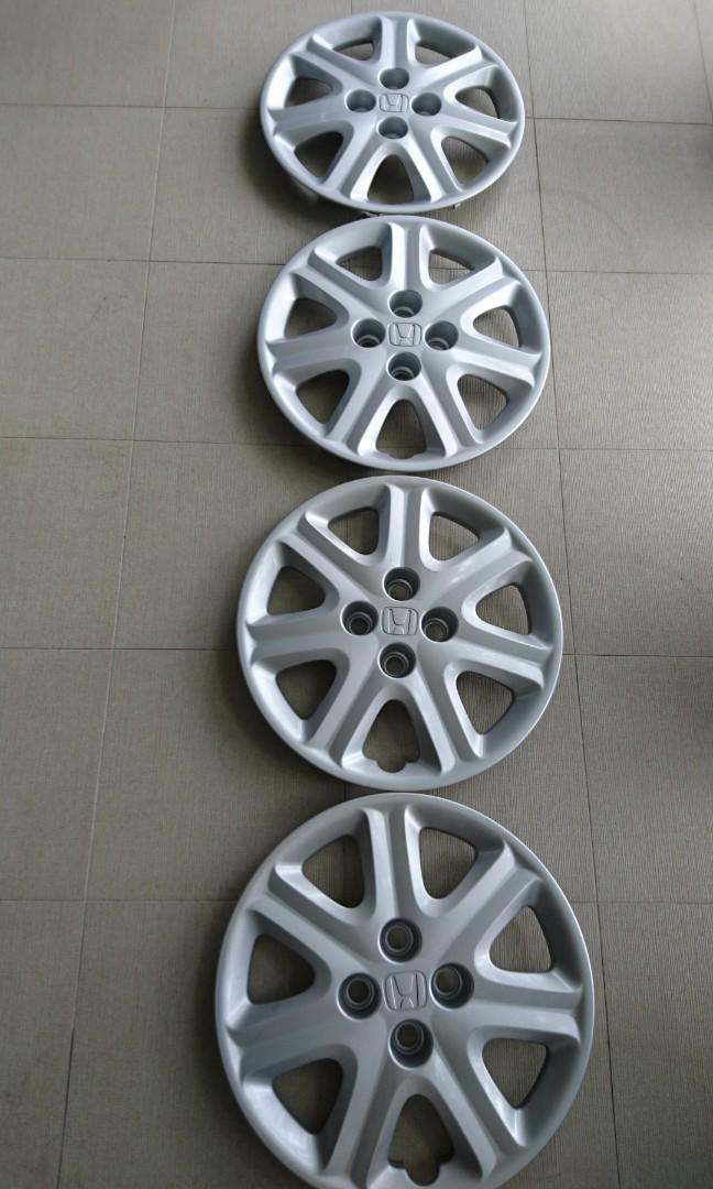 Honda Original Wheel Covers, Car Accessories, Tyres & Rims on Carousell