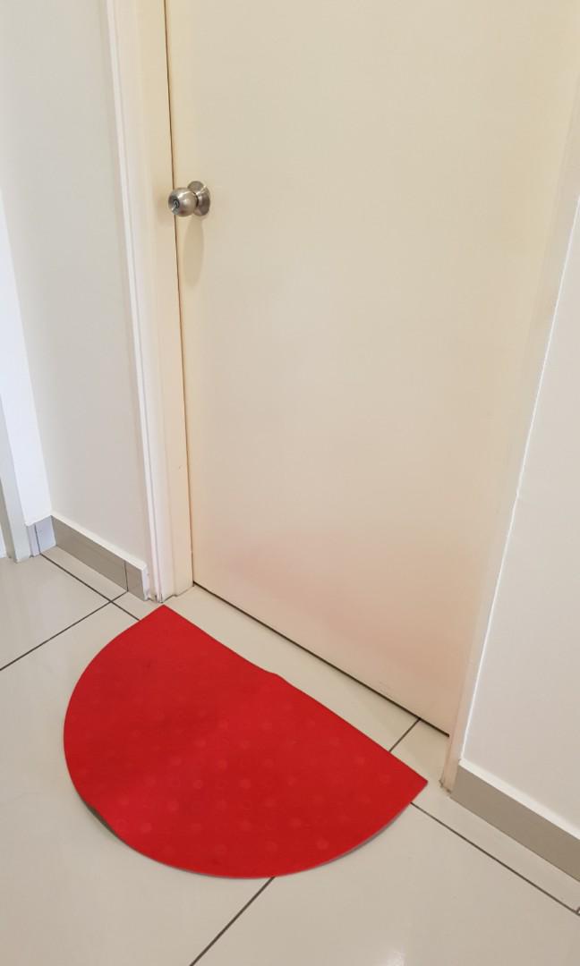 Ikea TVIS Red carpet, Furniture & Home Living, Home Decor, Carpets, Mats & Flooring on Carousell