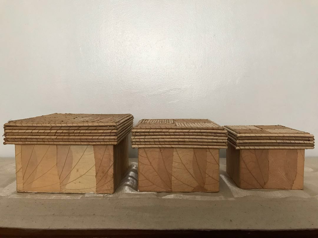 Kraftboard Nesting Boxes -set of 3, Furniture & Home Living, Office ...