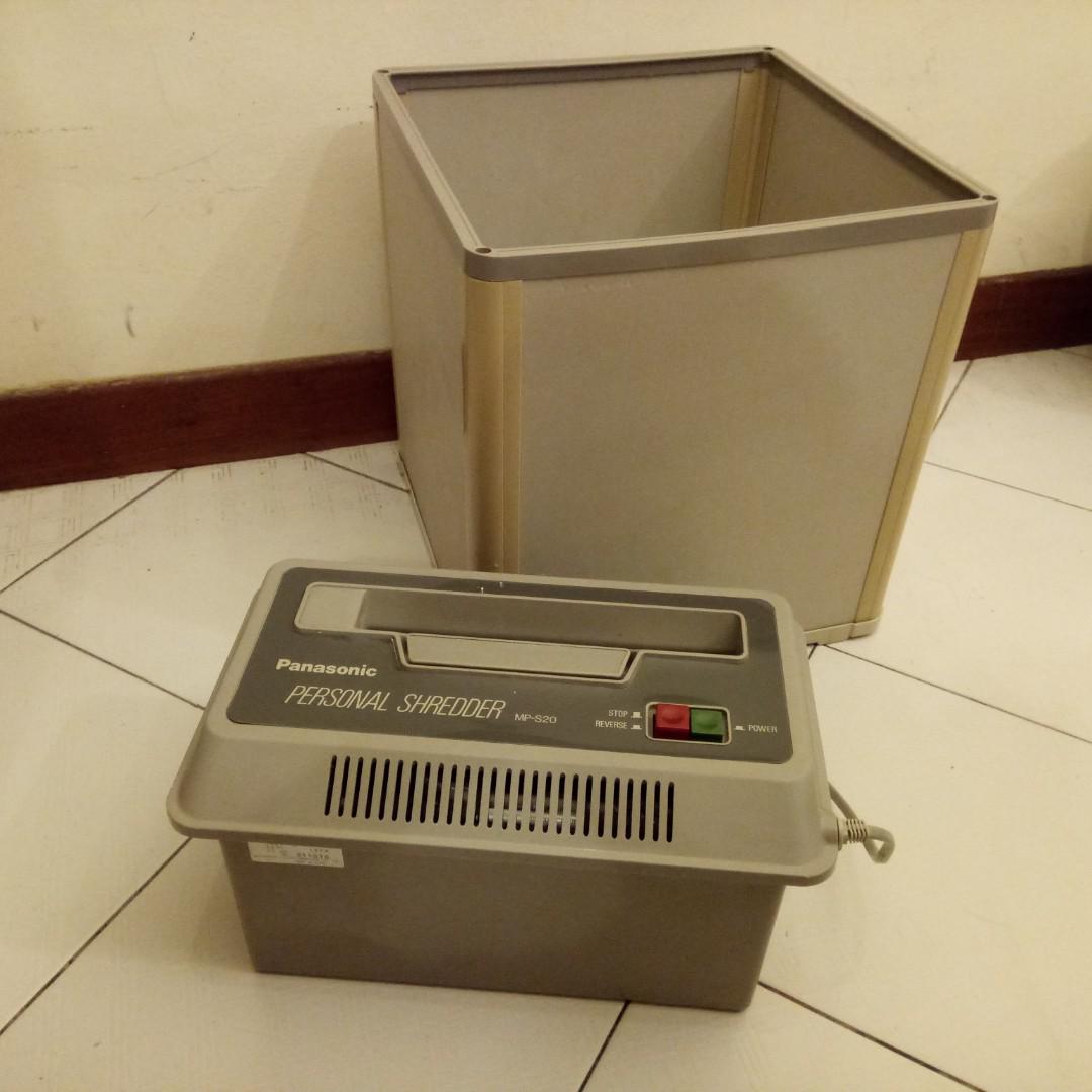PANASONIC Paper Shredder (MP-S20), Hobbies & Toys, Stationery & Craft ...