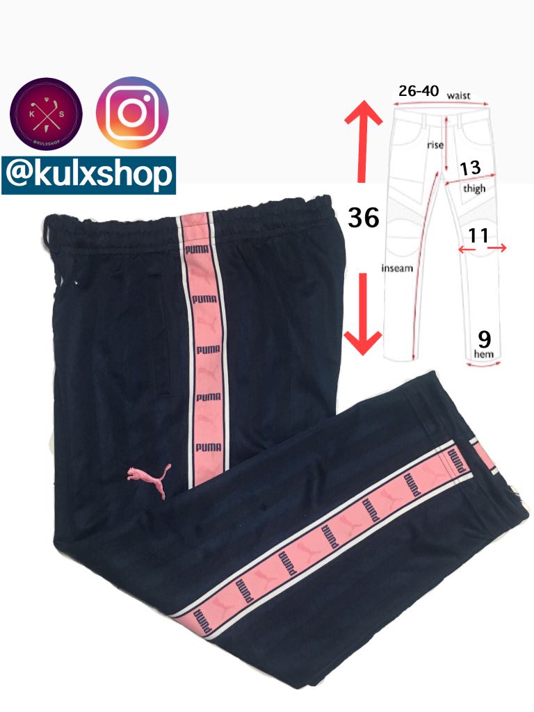 Puma Sidetape Track ., Men's Fashion, Bottoms, Joggers on Carousell