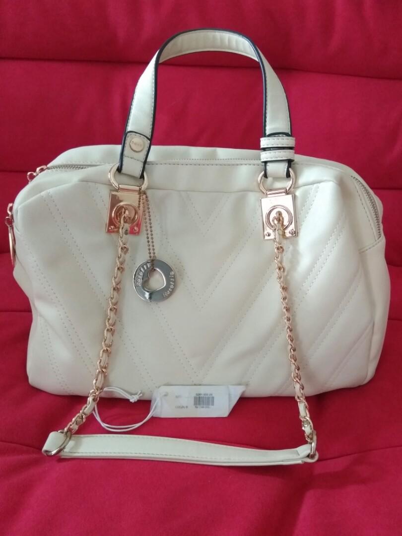 Rotelli bag Putih, Fesyen Wanita, Tas & Dompet di Carousell