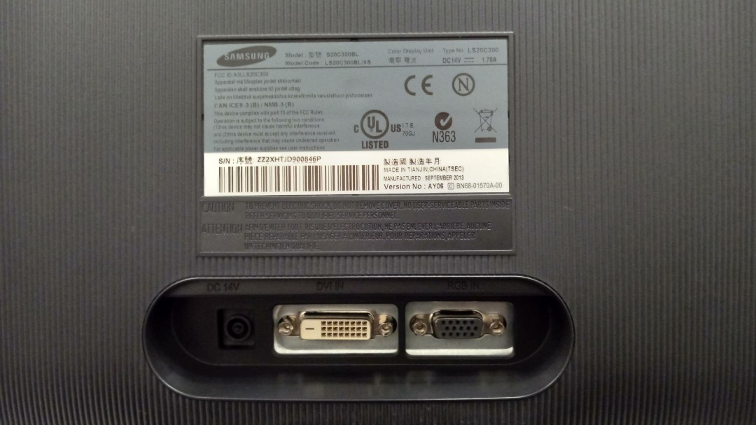 Samsung S20C300L 20 inch DVI VGA LED Monitor, Computers & Tech, Parts ...