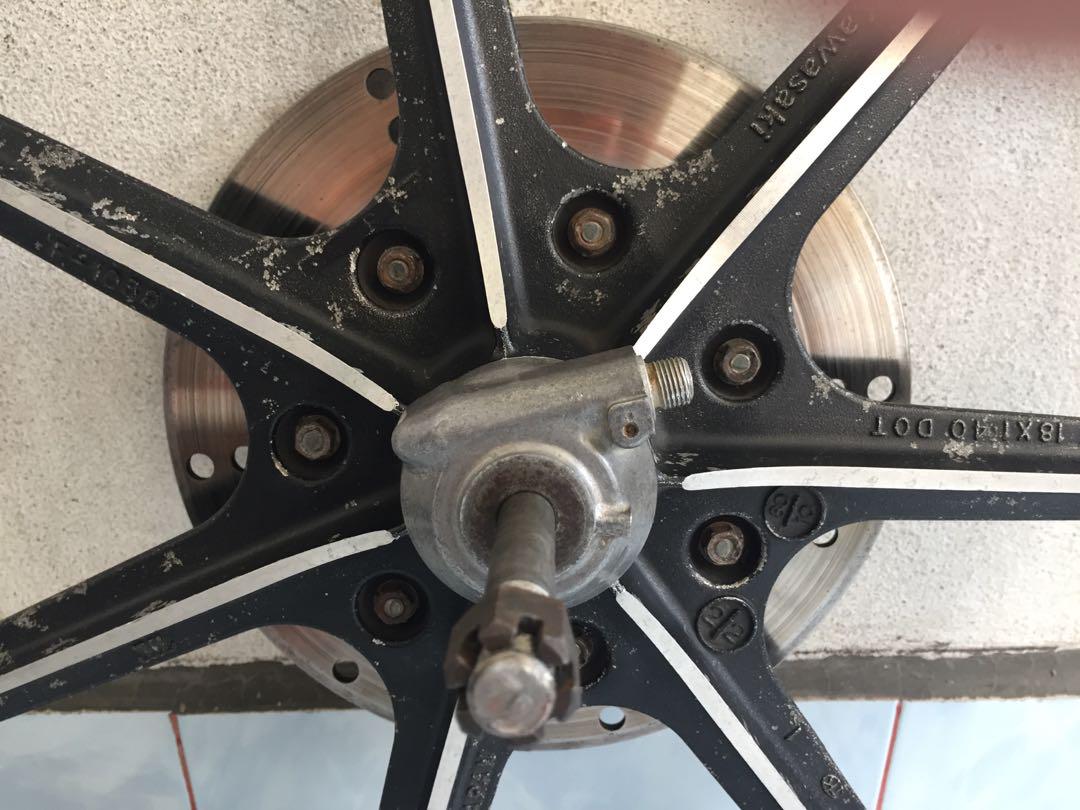 sport rim kawasaki gto original motor., Auto Accessories on Carousell