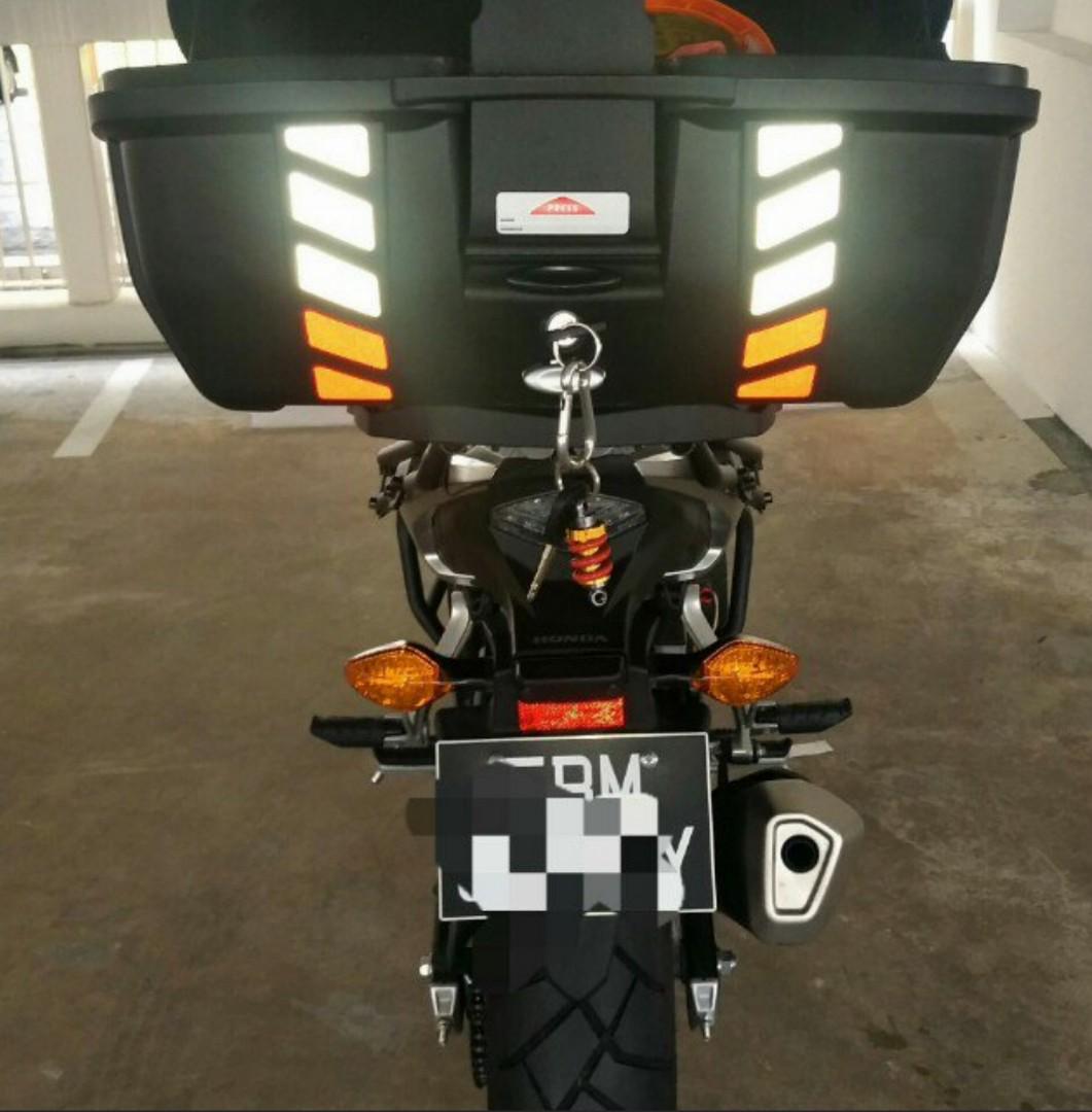 Top Case Reflective Stickers: Givi Trekker, Kappa K-Venture 52L Top Box ...