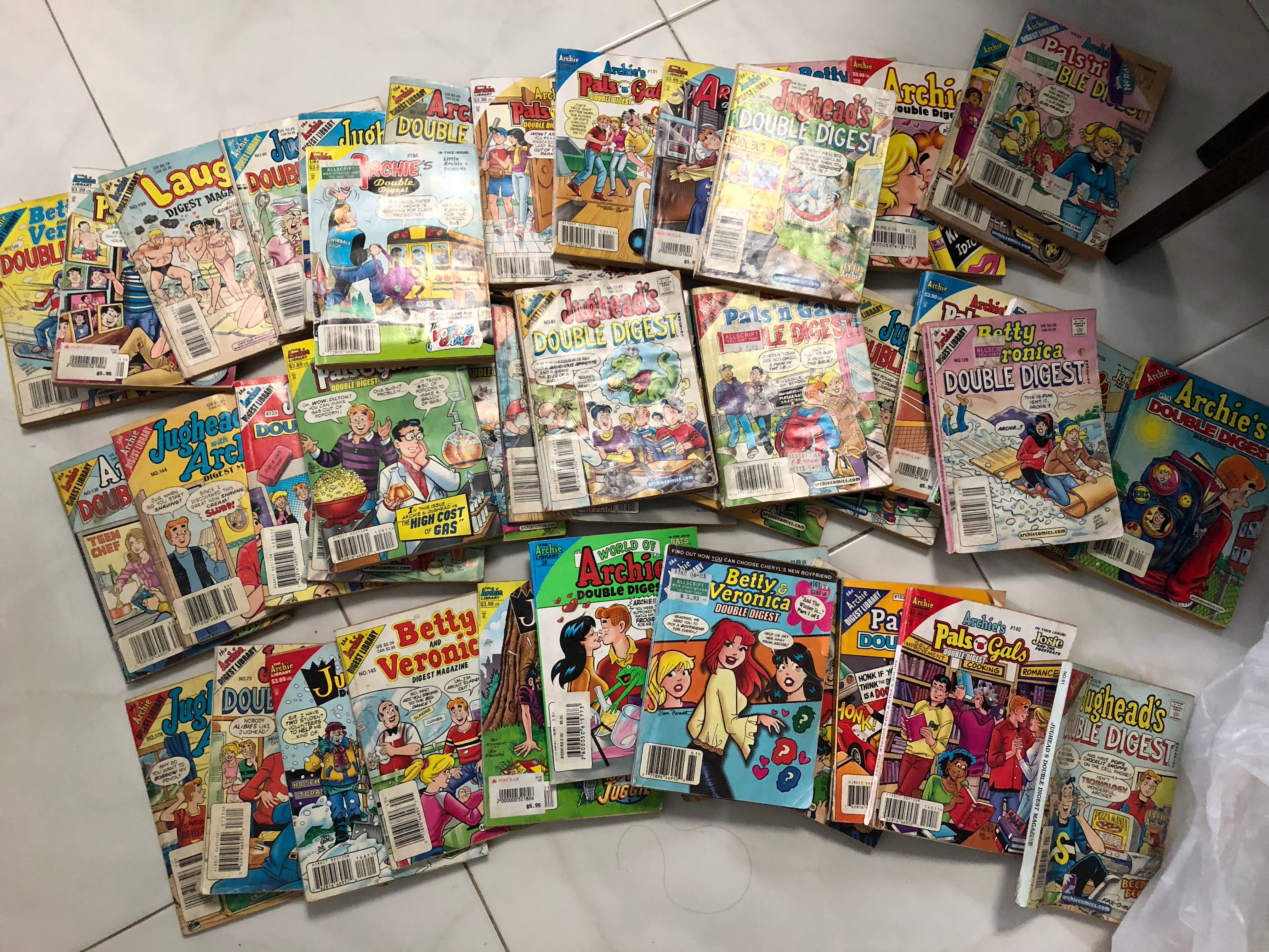 VINTAGE Archie Comics x 42, Hobbies & Toys, Memorabilia & Collectibles ...