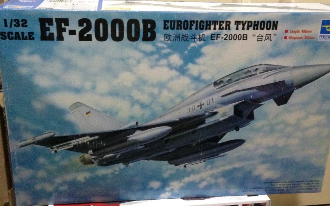 1/32 Trumpeter EF-2000B Eurofighter Typhoon, Hobbies & Toys, Toys ...