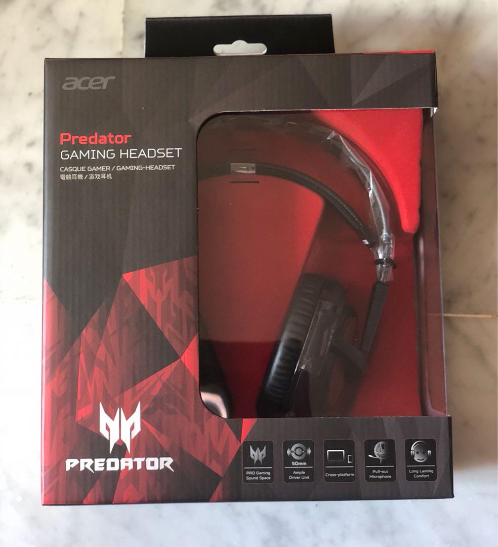 Acer Predator Gaming Headset, Computers & Tech, Parts & Accessories ...