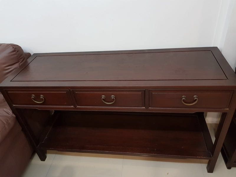 Antique long chest drawers, Furniture & Home Living, Furniture, Tables ...