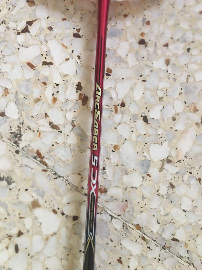BN Yonex Arcsaber 5dx, Sports Equipment, Sports & Games, Racket & Ball ...