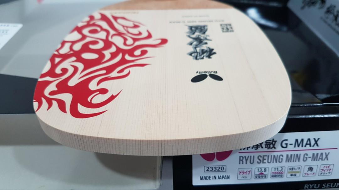 Butterfly Ryu Seung Min Gmax Table Tennis Racket, Sports Equipment ...