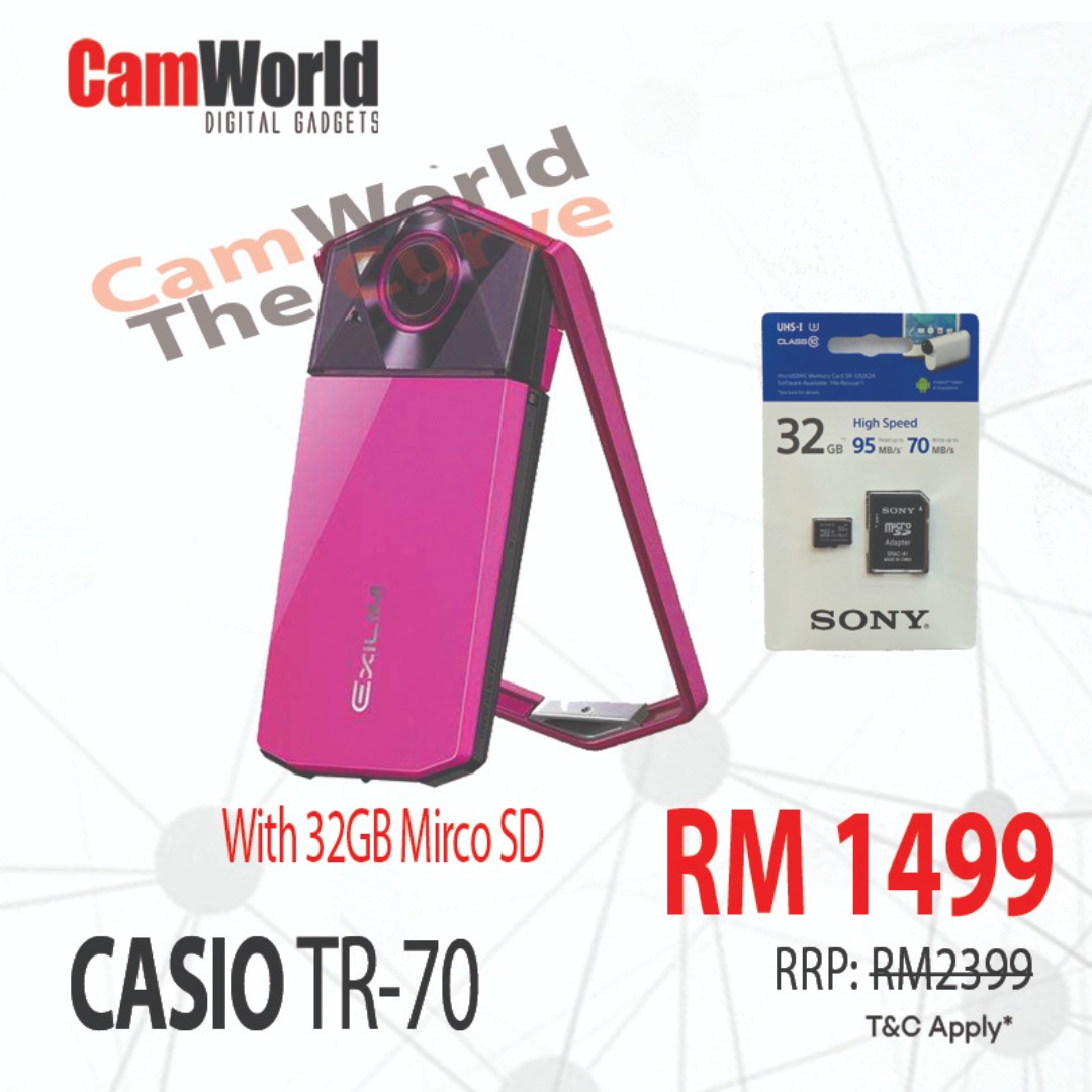 CASIO TR-70, Photography, Cameras on Carousell