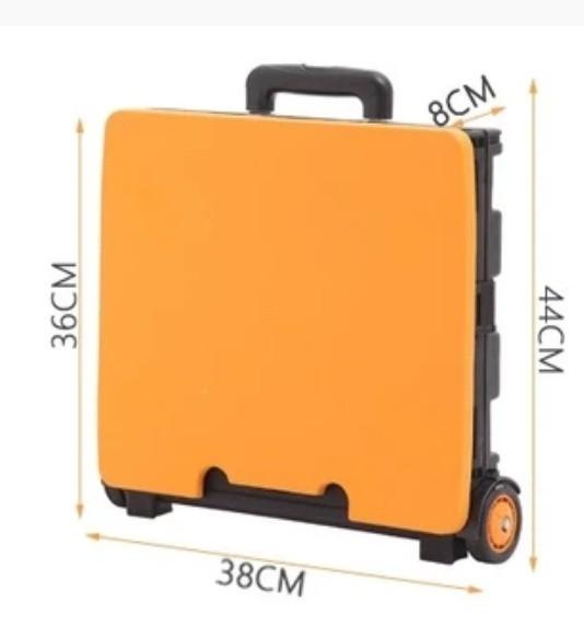 Foldable two wheel trolley box (new), Furniture & Home Living, Home ...