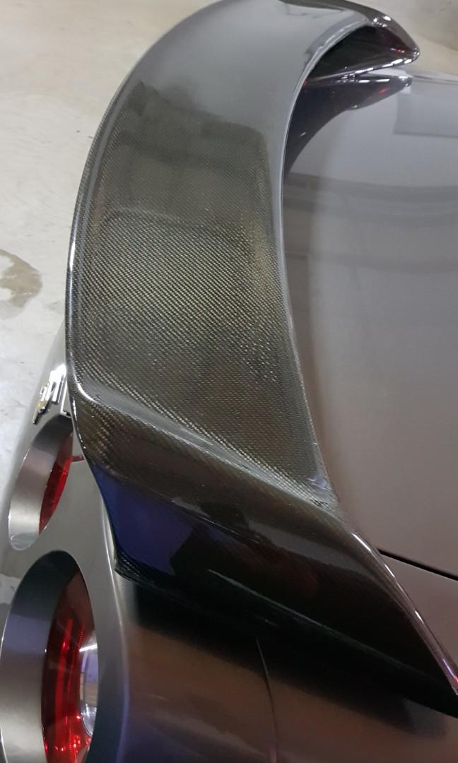 GTR stock carbon spoiler, Car Accessories, Accessories on Carousell