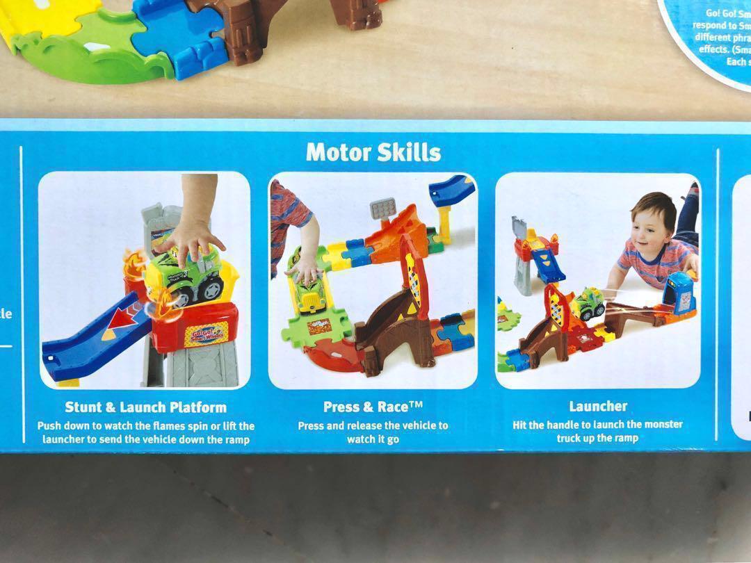 (In-Stock) VTech Go! Go! Smart Wheels Press & Race Monster Truck Rally ...