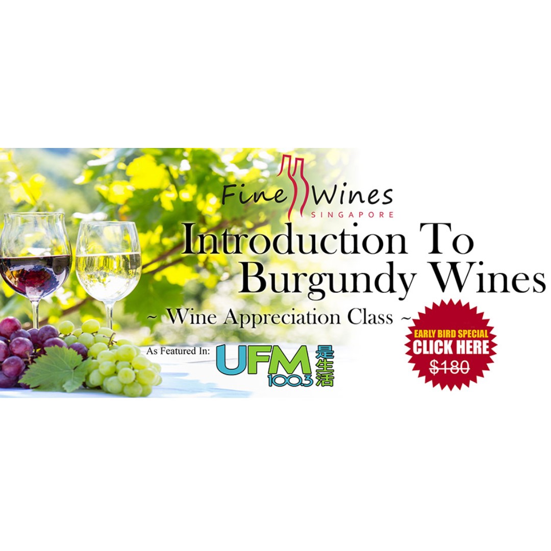 Introduction To Burgundy Wine Class, Bulletin Board on Carousell