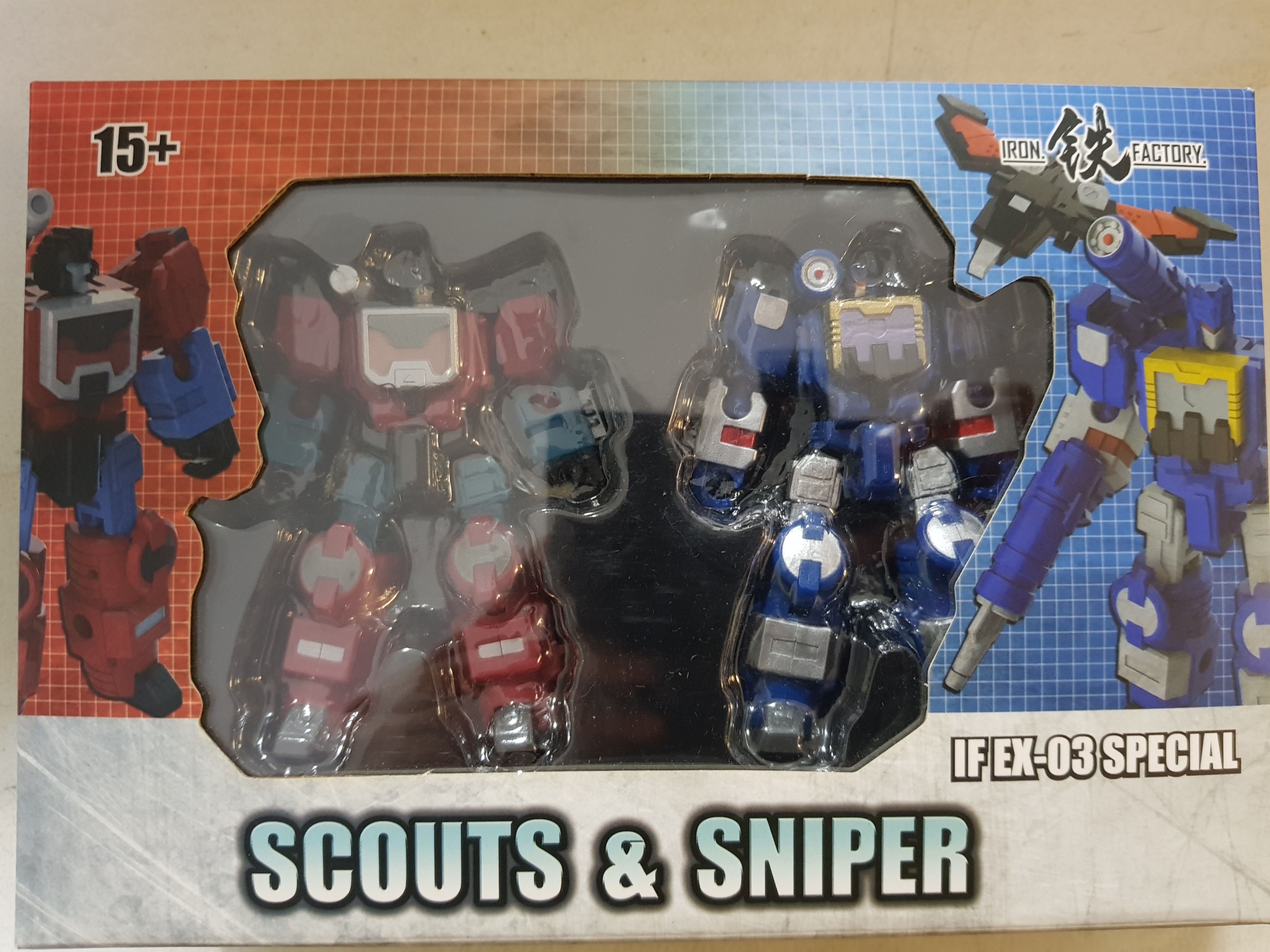 Iron Factory Transformers IF EX-03 Sniper and scout soundwave and ...
