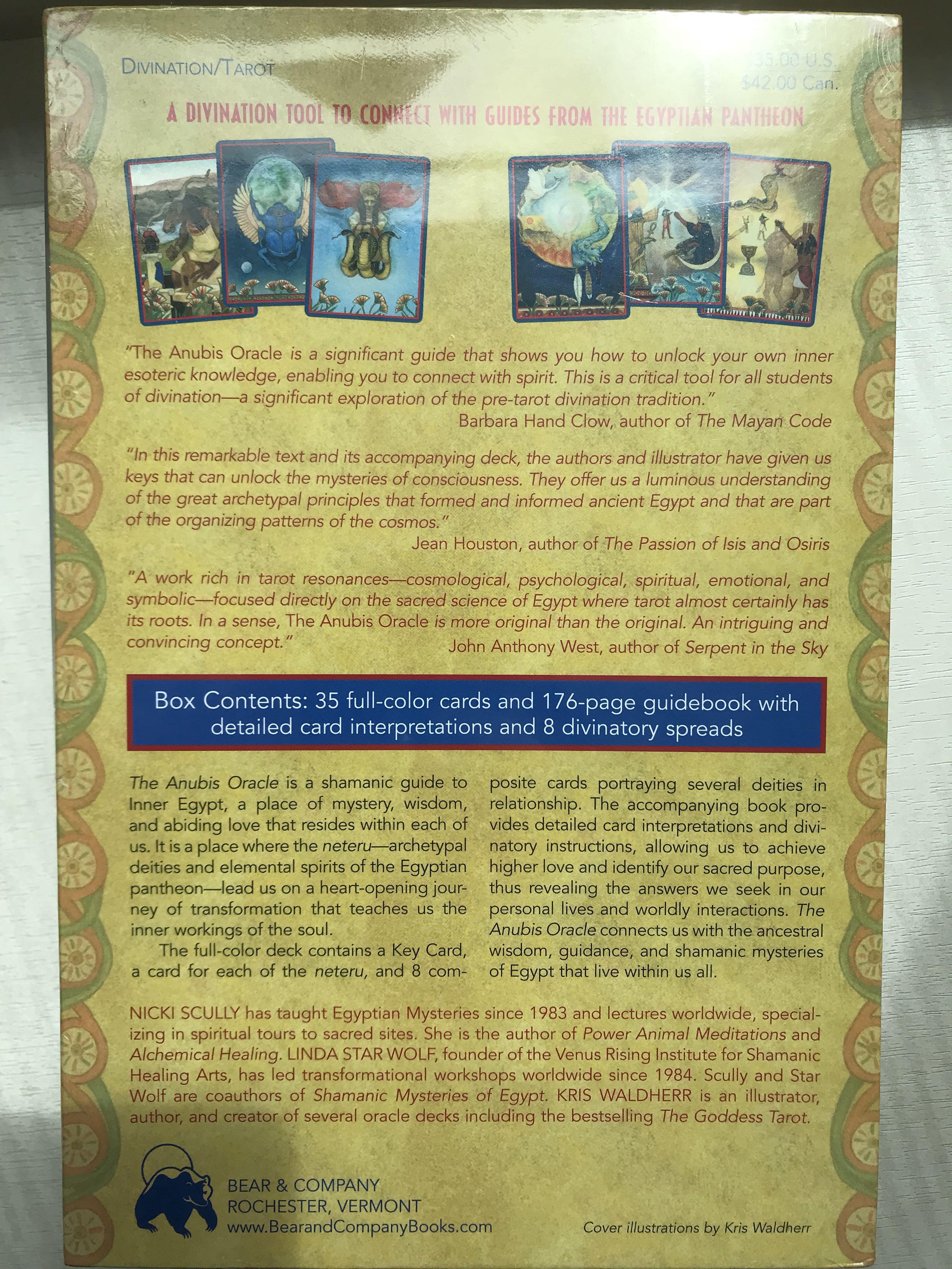 (Large) Anubis Oracle Cards, Hobbies & Toys, Memorabilia & Collectibles ...