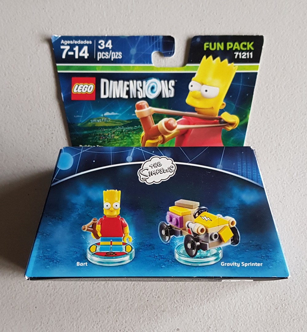 LEGO Bart Simpsons, Hobbies & Toys, Toys & Games on Carousell