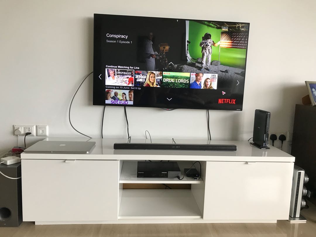 LG 50” wall mounted TV, TV & Home Appliances, TV & Entertainment, TV on ...