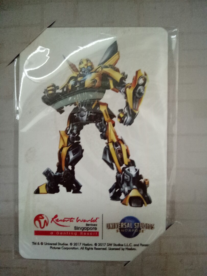 Limited Edition BumbleBee Transformer Ezlink Card, Everything Else on ...