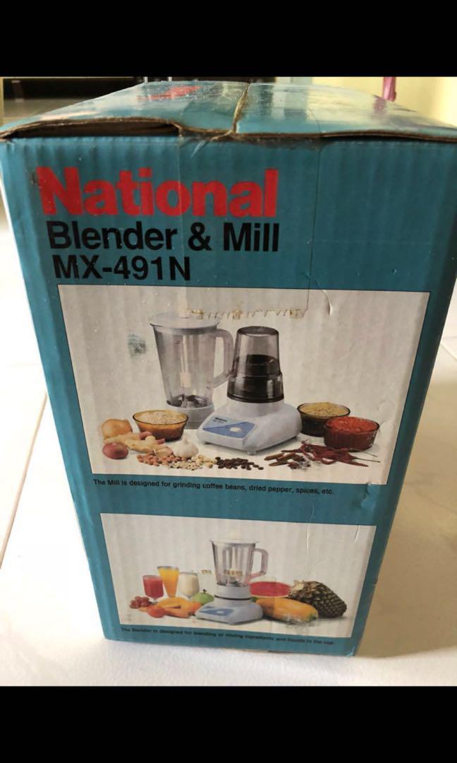 National blender 2 in 1 MX-491N (new), TV & Home Appliances, Kitchen ...