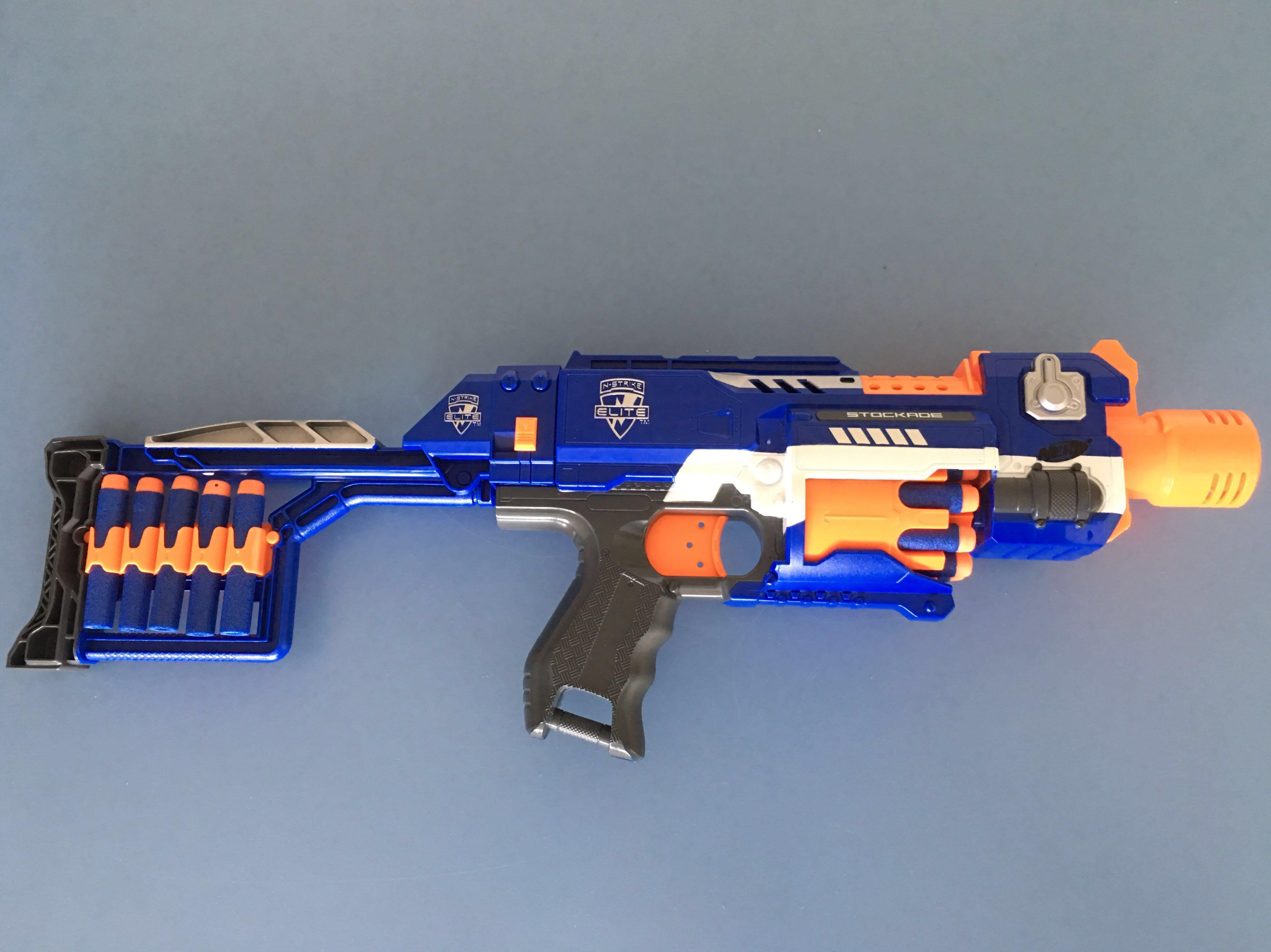 Nerf N-Strike Elite Stockcade, Hobbies & Toys, Toys & Games on Carousell