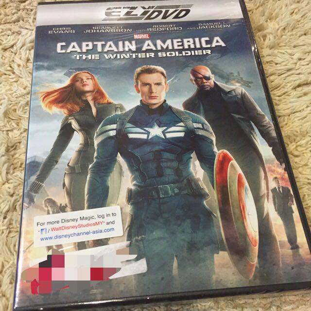 Original Dvd : Captain America - The Winter Soldier, Hobbies & Toys, Music & Media, CDs & DVDs ...