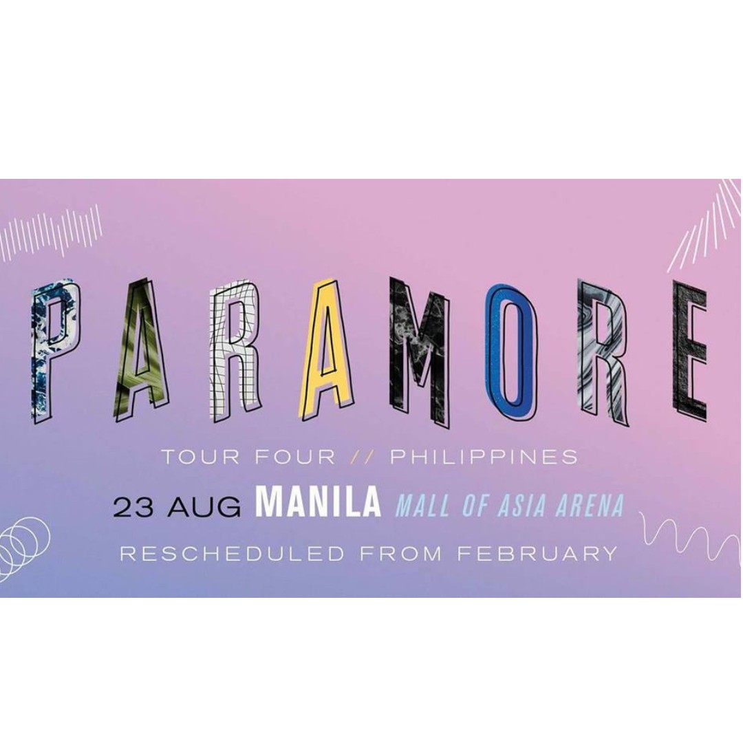 Paramore GenAd ticket for one!, Tickets & Vouchers, Event Tickets on ...