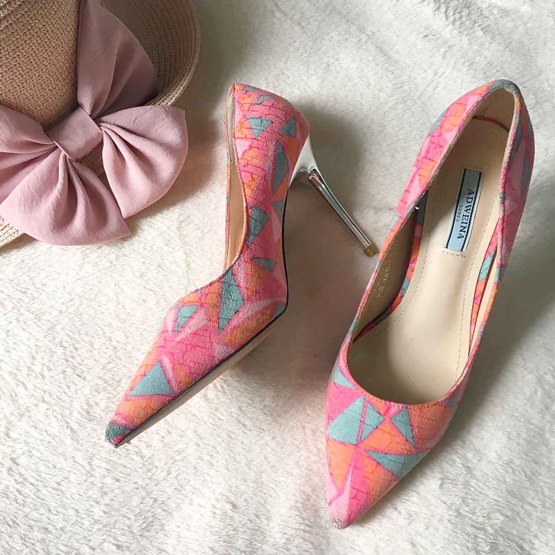 Pastel Color Stilettos, Women's Fashion, Footwear, Flats & Sandals on ...